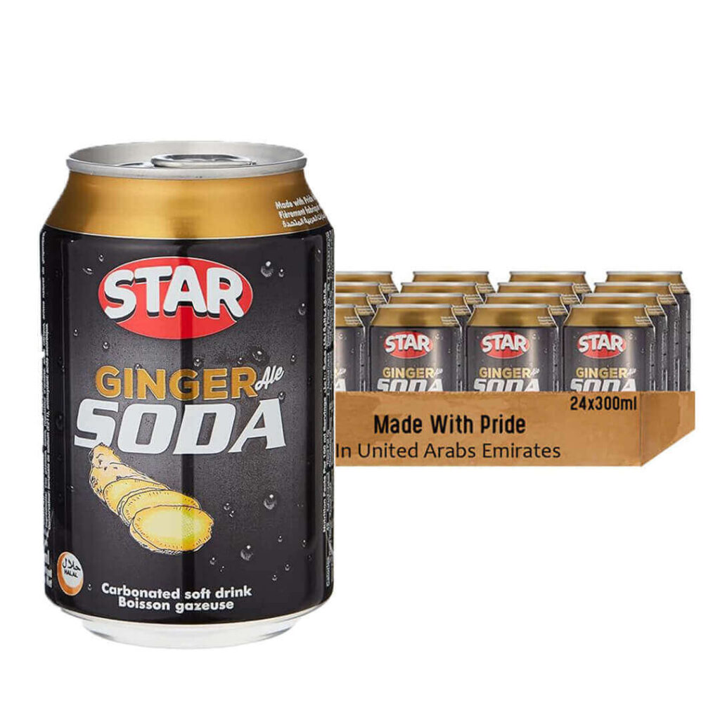 Star Ginger Soda 24x330ml - Beverage Wholesaler