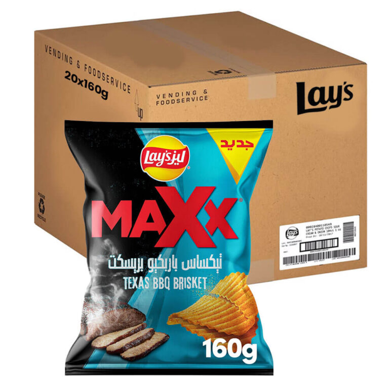 Lays Max Chips Texas-BBQ-Brisket - Martoo Wholesale
