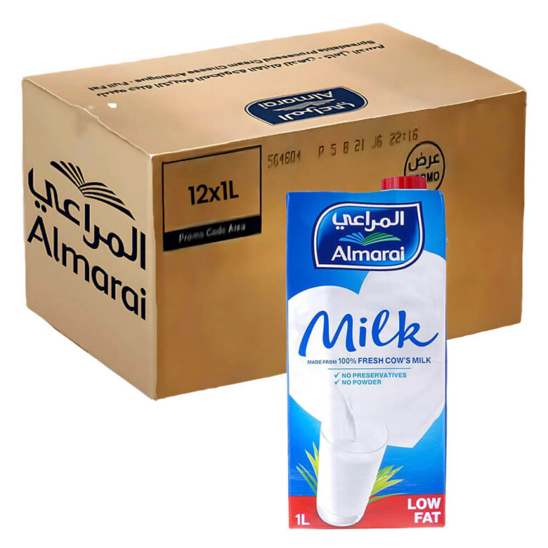 Low Fat Long Life Milk 1L - Martoo Wholesale UAE