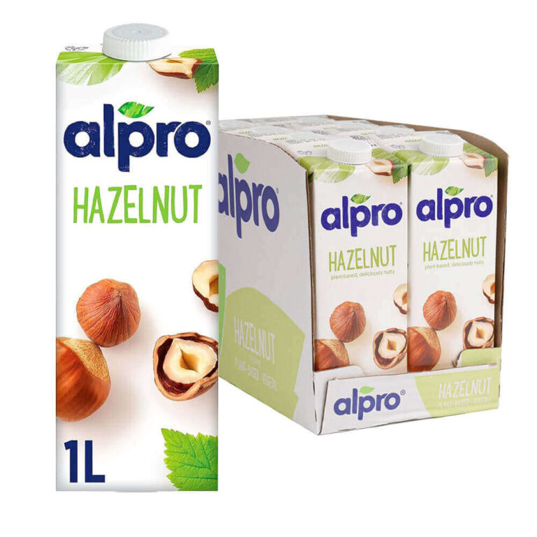 Alpro Hazelnut Milk 8x1ltr - Milk Wholesale in Dubai