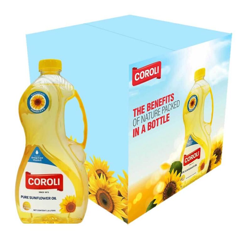 Coroli Sunflower Oil 6x1.5ltr - Sunflower Oil Wholesale