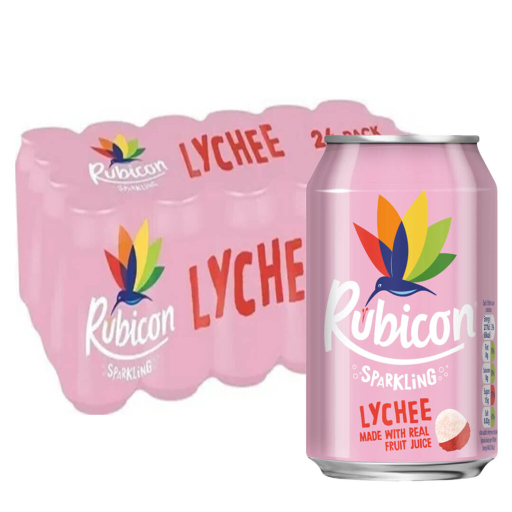 Rubicon Lychee Sparkling Drink - Beverages Supplier UAE