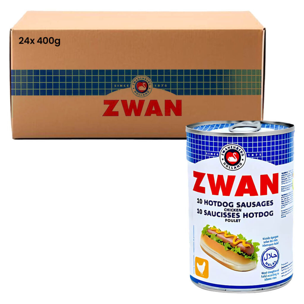 Zwan Hotdog Chicken Sausages - Canned Good Wholesale