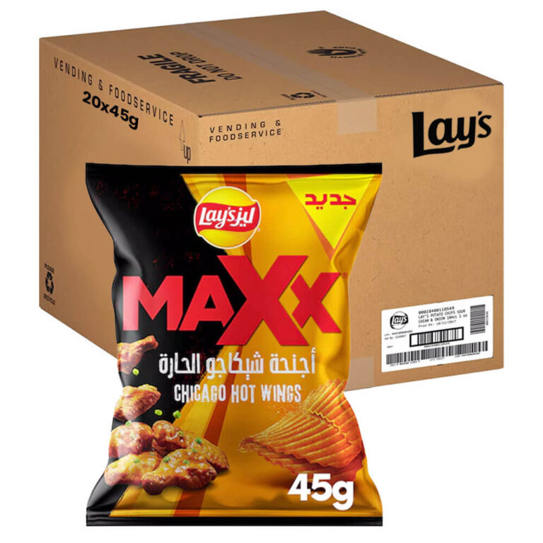 Lays Max Hot Wings - Try Lays Spicy Potato Chips From Martoo