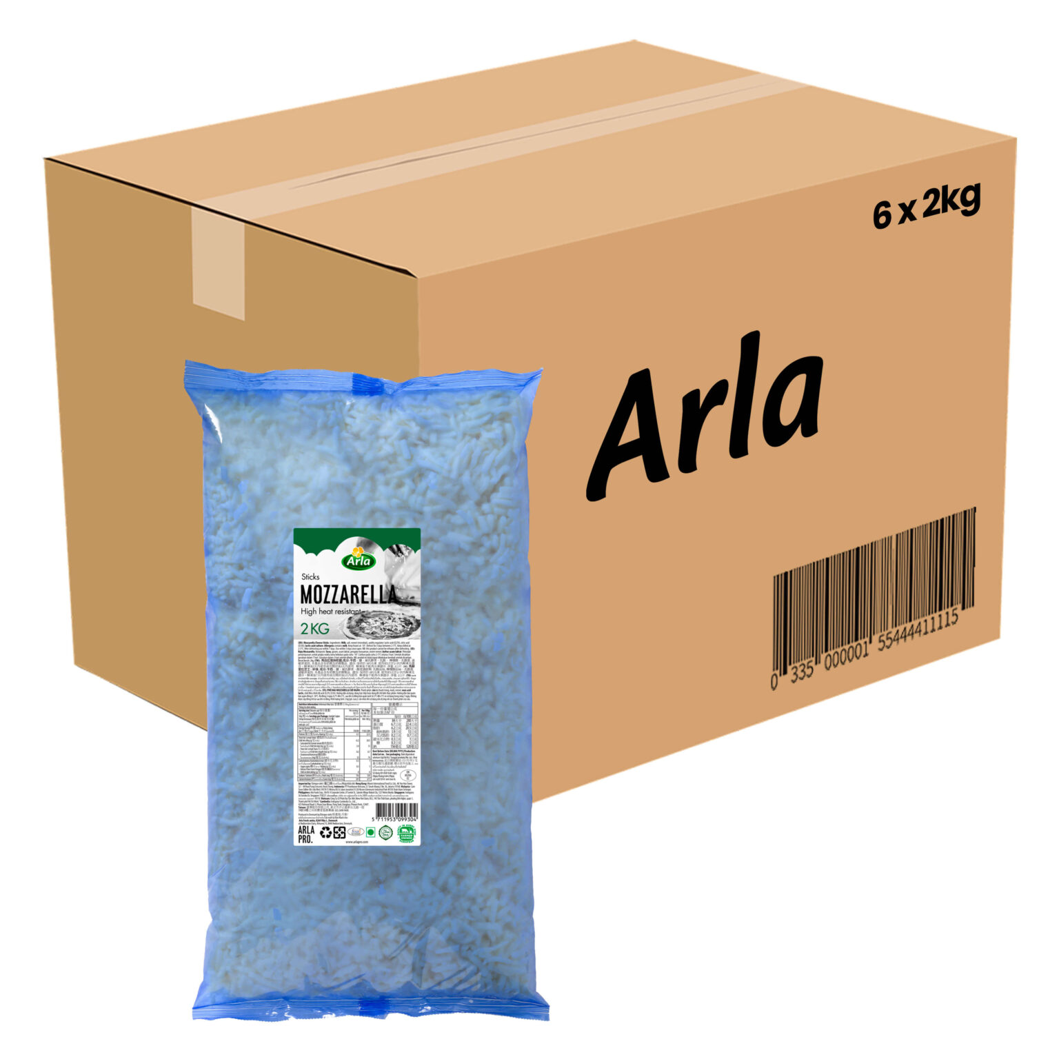Arla Dairy Mozzarella Sticks IQF - Buy Online