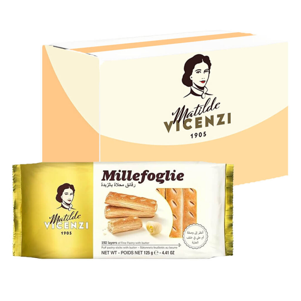 Vicenzi Puff Pastry Sticks With Butter Classiche - Martoo Wholesale