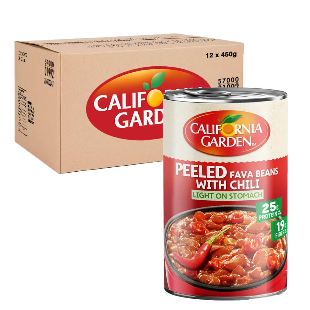 California Garden Peeled Fava Beans with Chili - Martoo