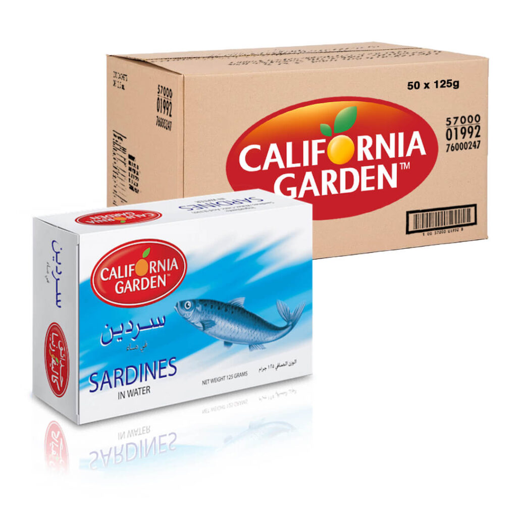 California Garden Sardines In Water - Martoo UAE
