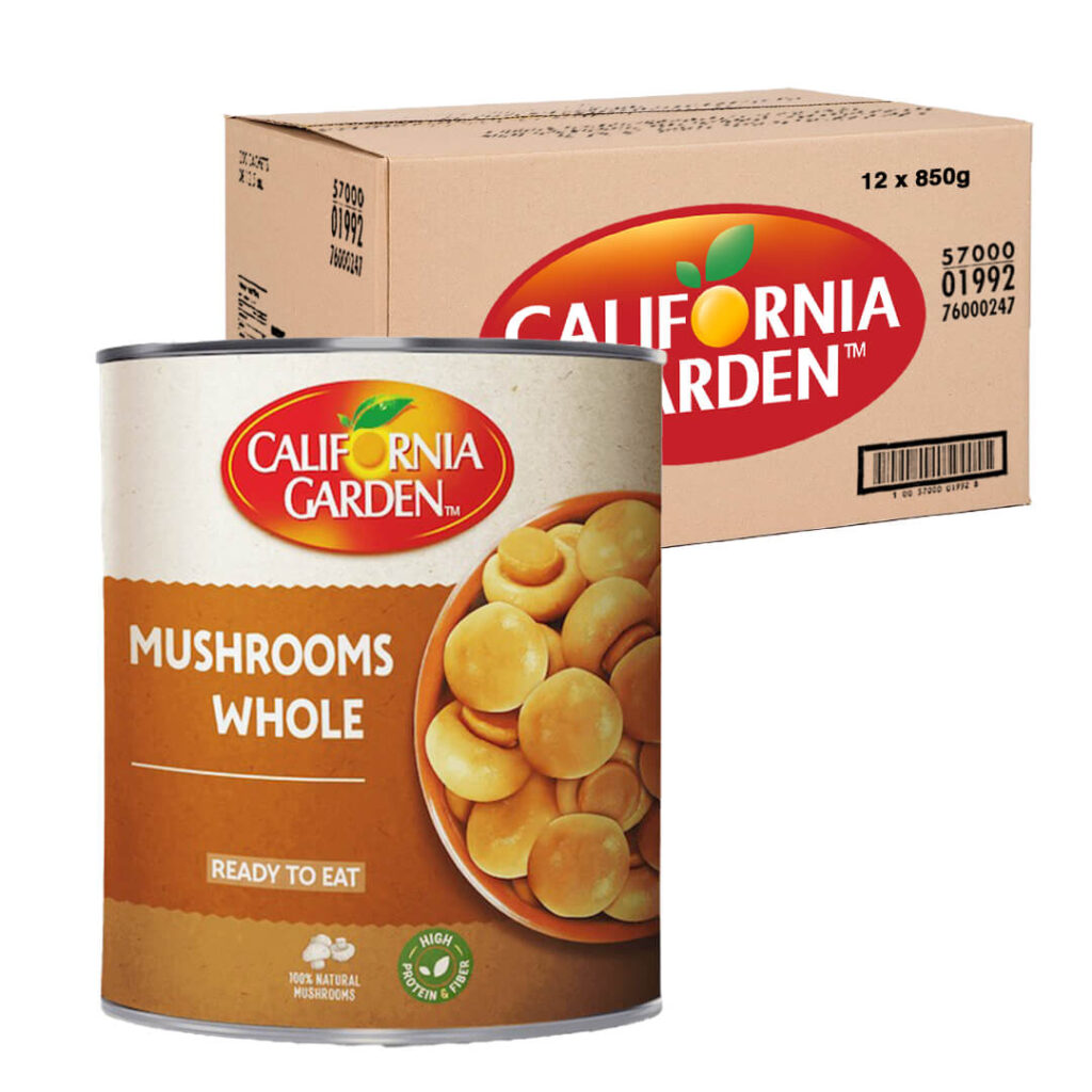 California Garden Whole Mushrooms 850g