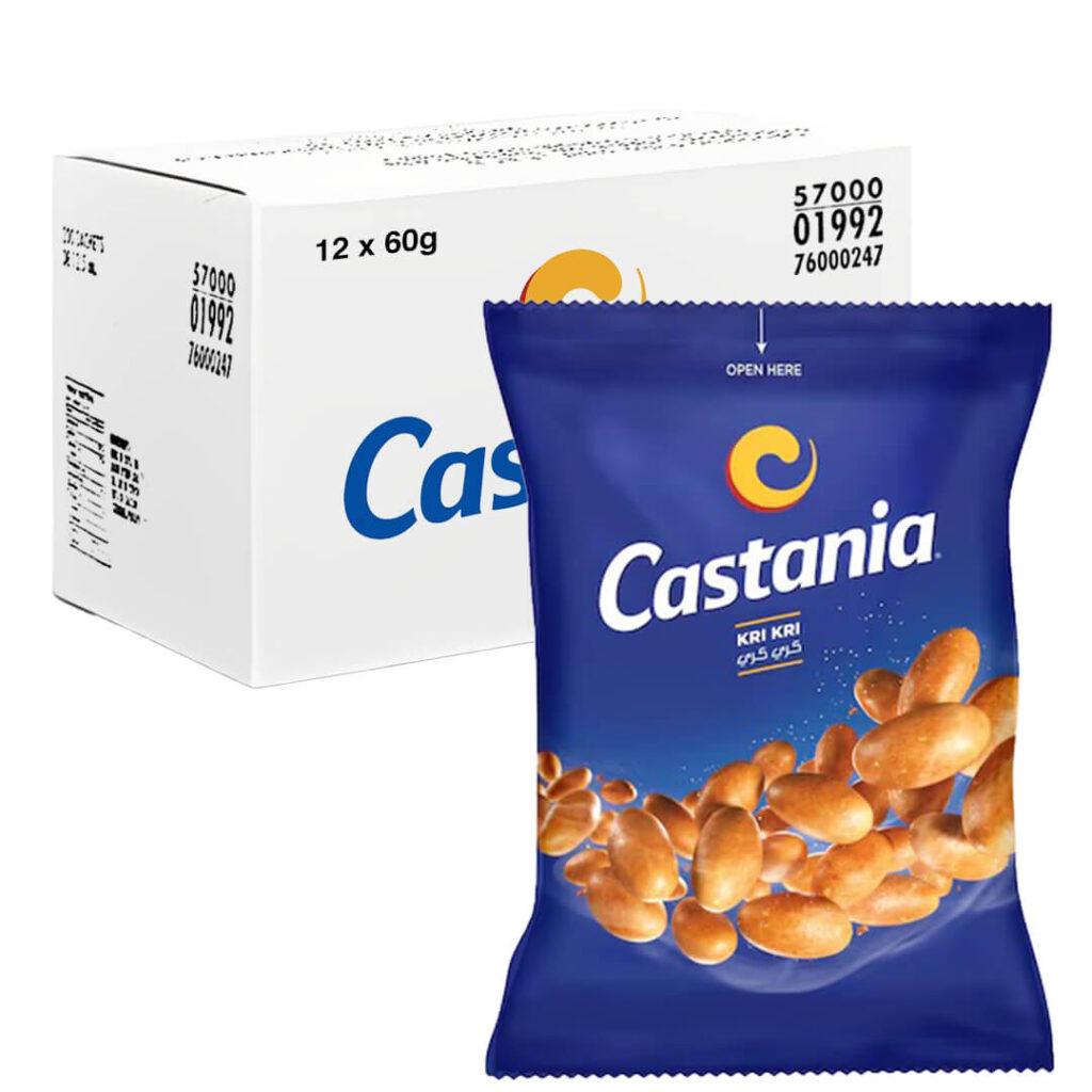 Castania Kri Kri Peanuts 60g - Finest Price in UAE