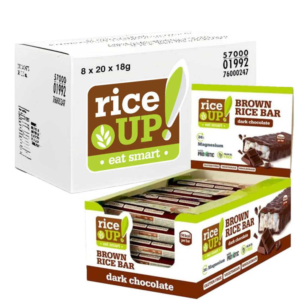 Rice Up Dark Chocolate Bar - Martoo Wholesale Dubai