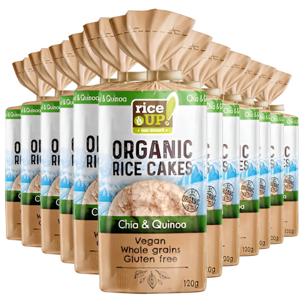 Rice Up Organic Rice Cakes Chia and Quinoa - Martoo