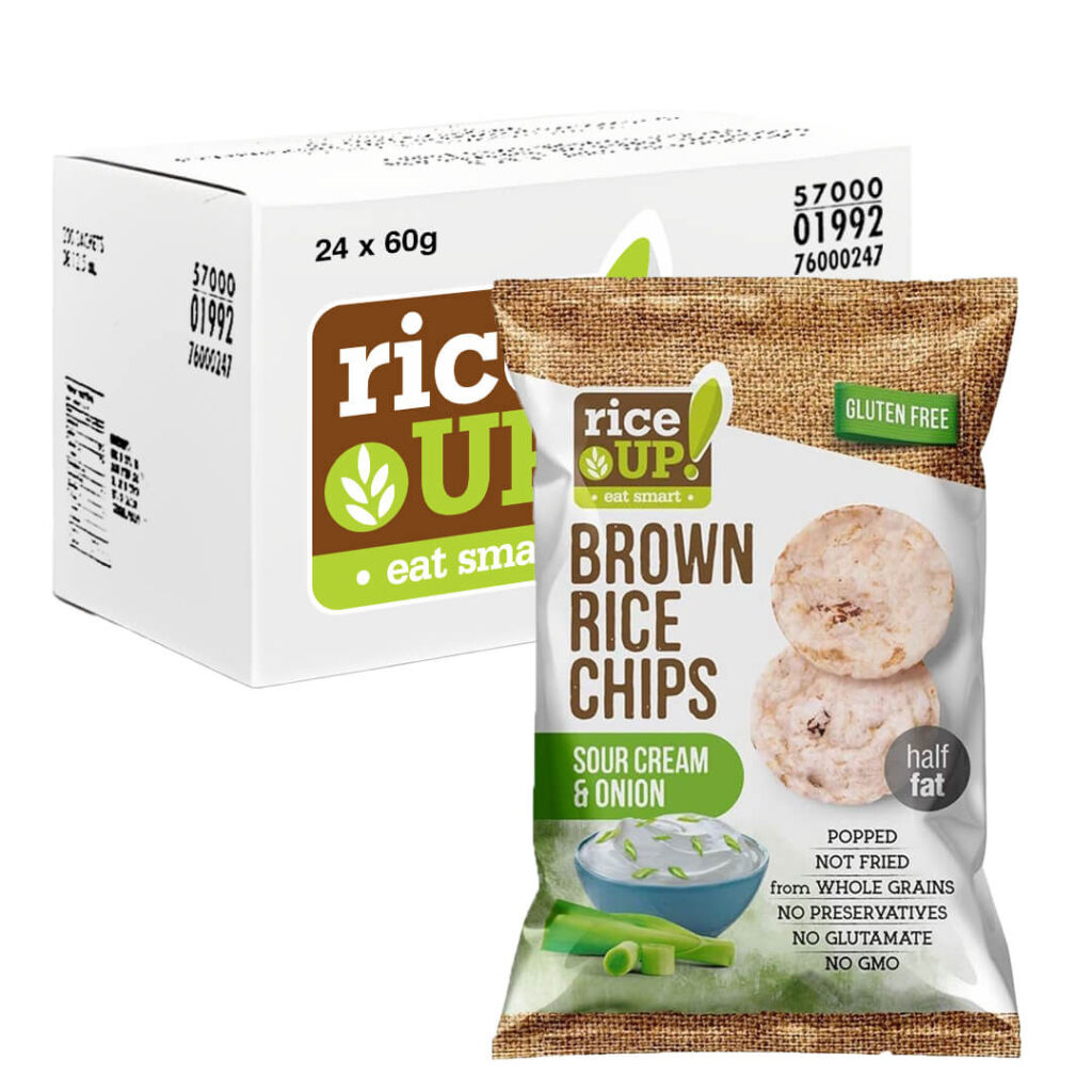 Rice Up Rice Chips Sour Cream and Onion - Online Store
