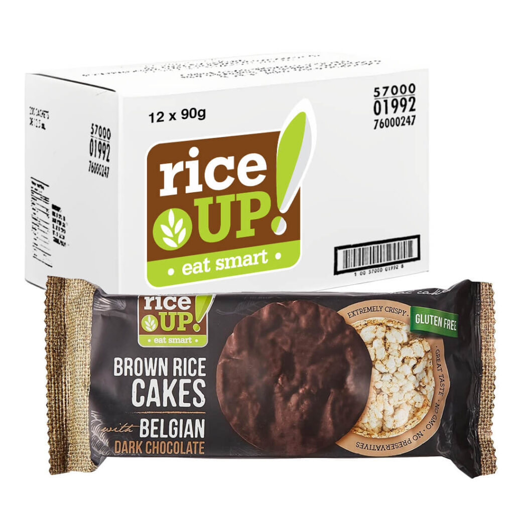 Rice up Rice Cakes with Dark Belgian Chocolate - Buy Online