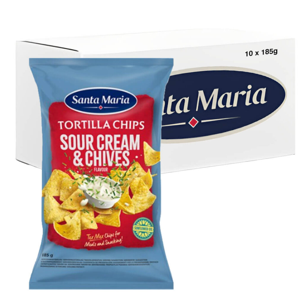 Santa Maria Tortilla Chips Sour Cream & Chives - Martoo