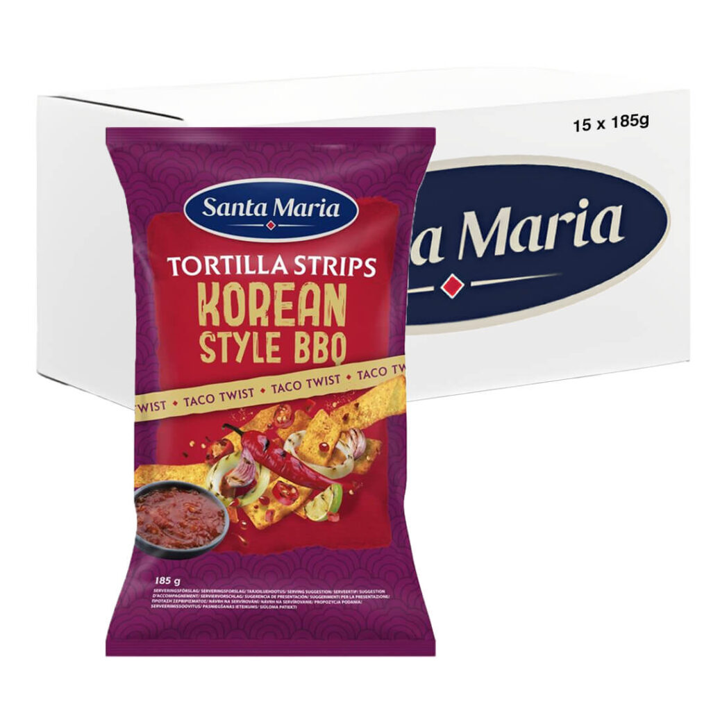 Santa Maria Tortilla Strips Korean Style BBQ - Martoo