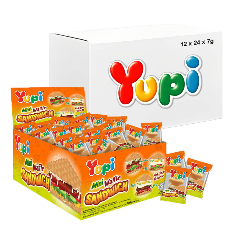 Yupi Mini Waffle Sandwich Gummy - Martoo Wholesale