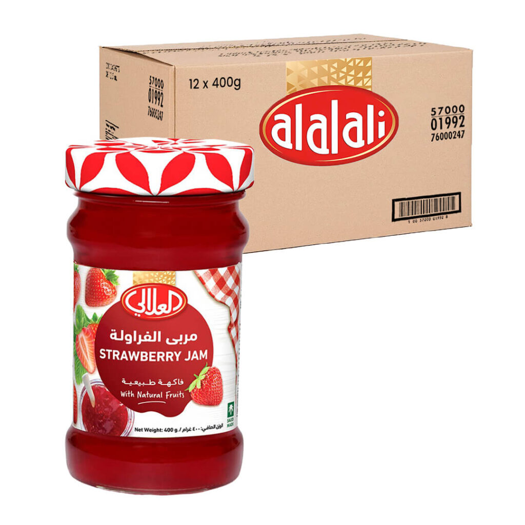 Al Alali Strawberry Jam 12x400g - Bulk Supplier In UAE