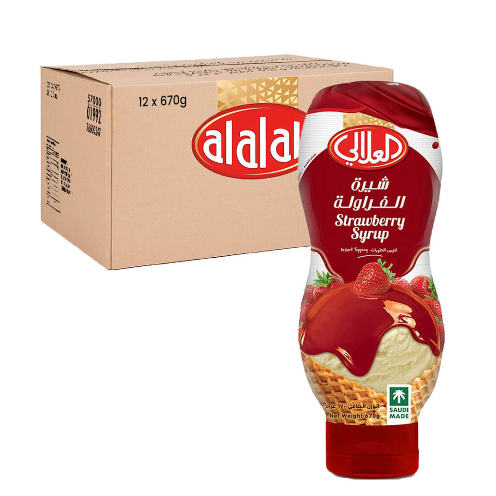 Al Alali Strawberry Syrup - Bulk Supplier In UAE