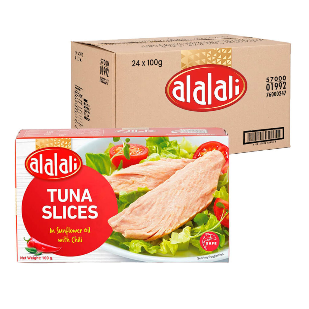 Al Alali Tuna Slices in Sunflower Oil with Chili - Martoo