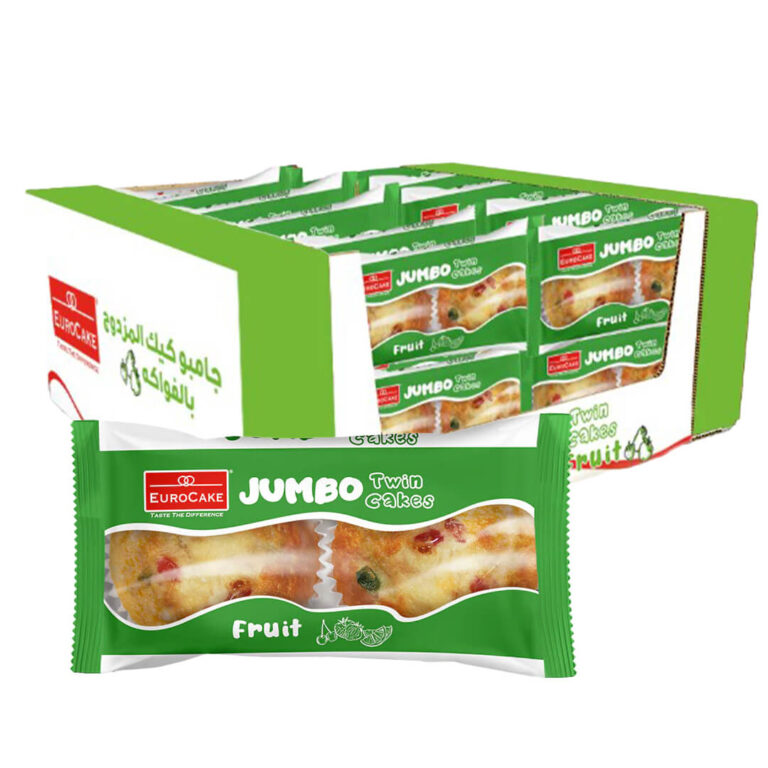 Eurocake Jumbo Twin Cake Fruit - Fast Delivery Across UAE