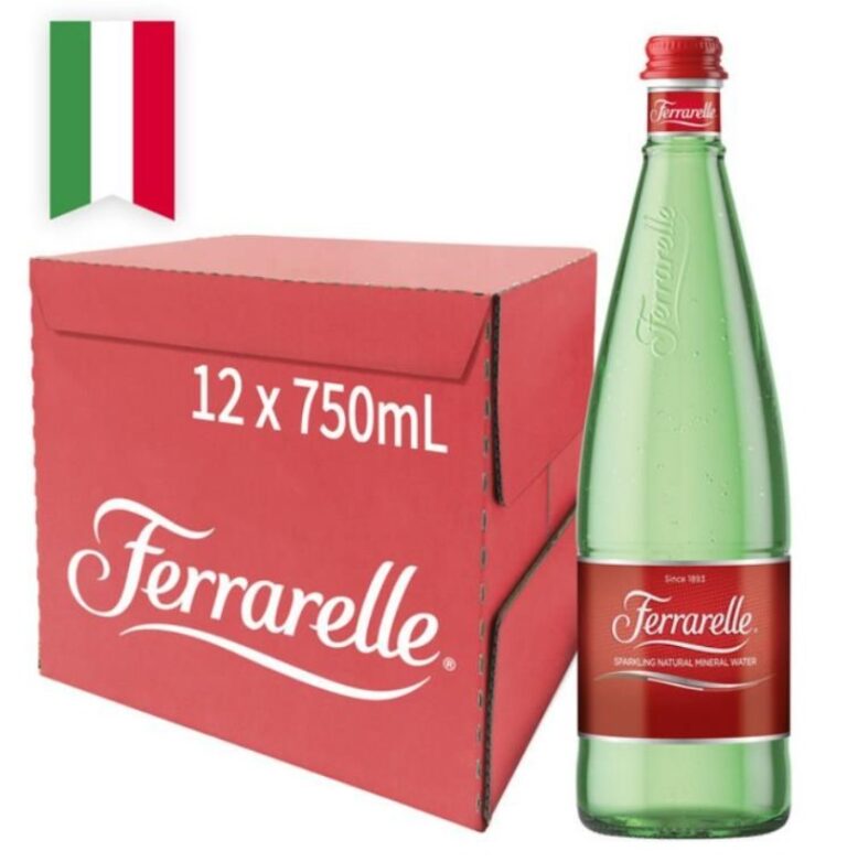 Ferrarelle Natural Sparkling Water Glass Bottle - Martoo Wholesale