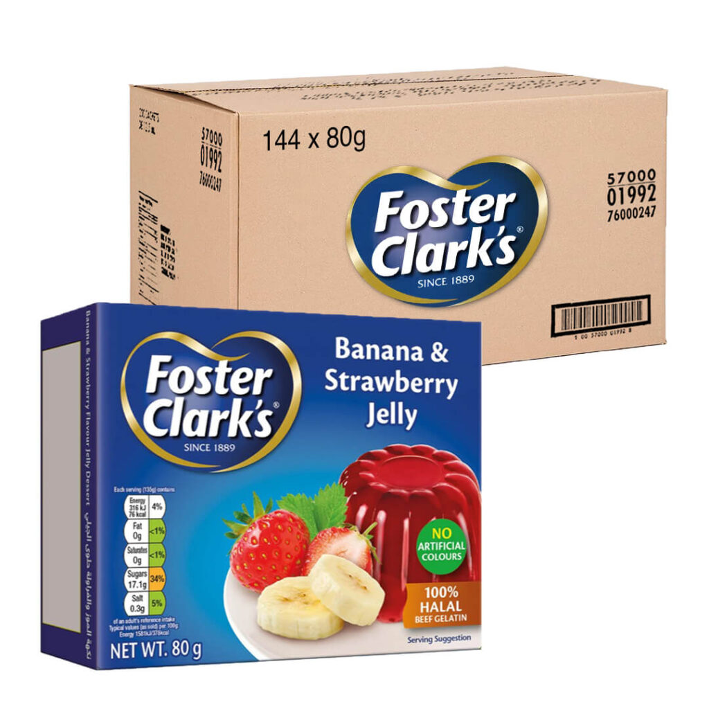 Foster Clark's Jelly Desert Banana and Strawberry - Martoo