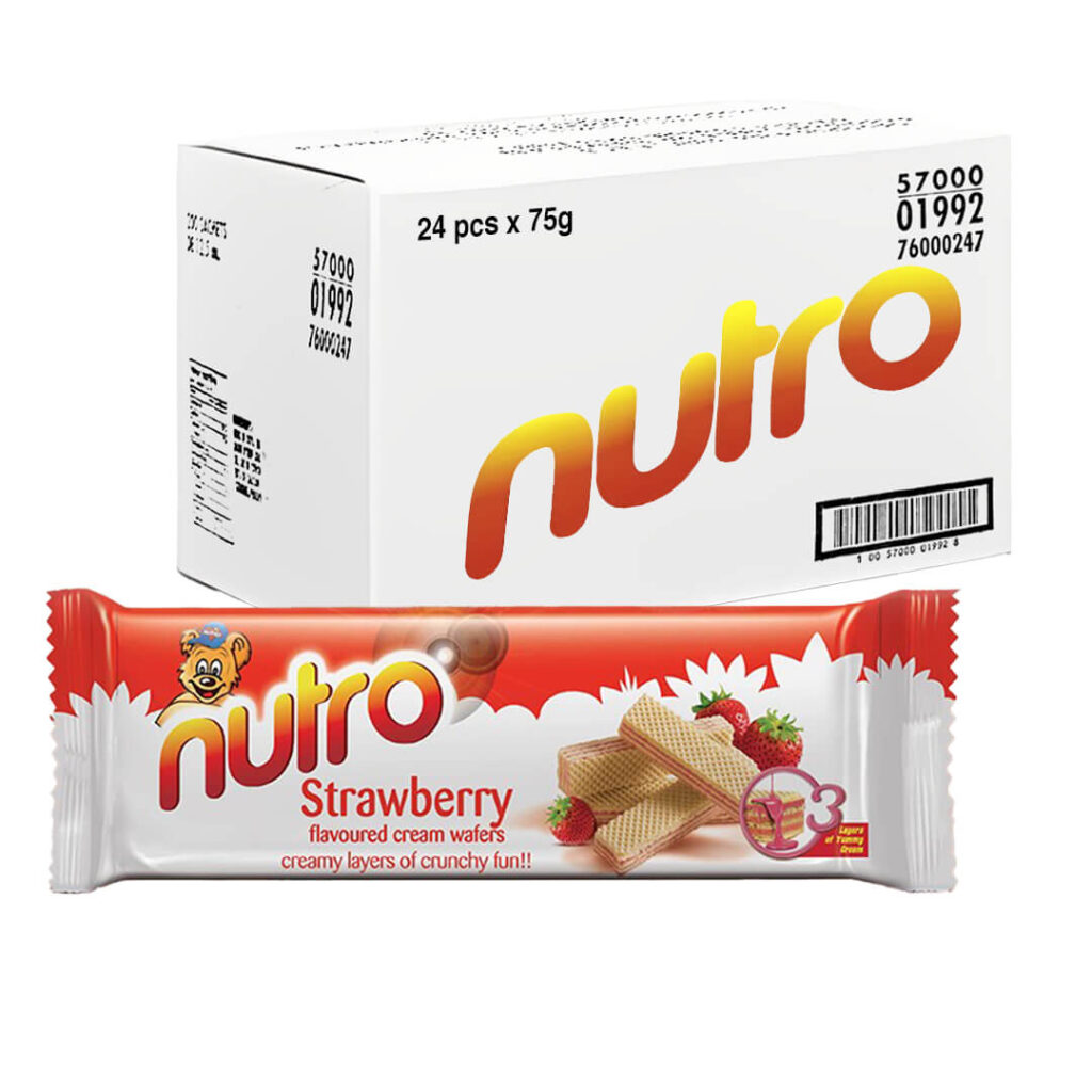 Nutro Wafer Strawberry 75g - Martoo Store In Dubai