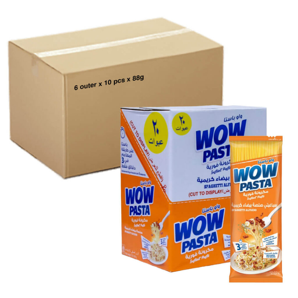Instant Spaghetti Alfredo Wow Pasta - Bulk Supplier In UAE
