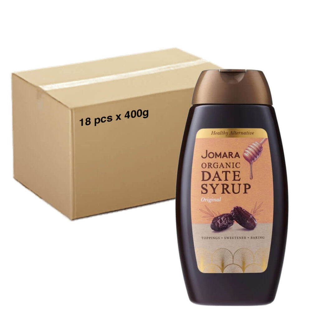 Jomara Organic Date Syrup 18x400g - Online Store UAE