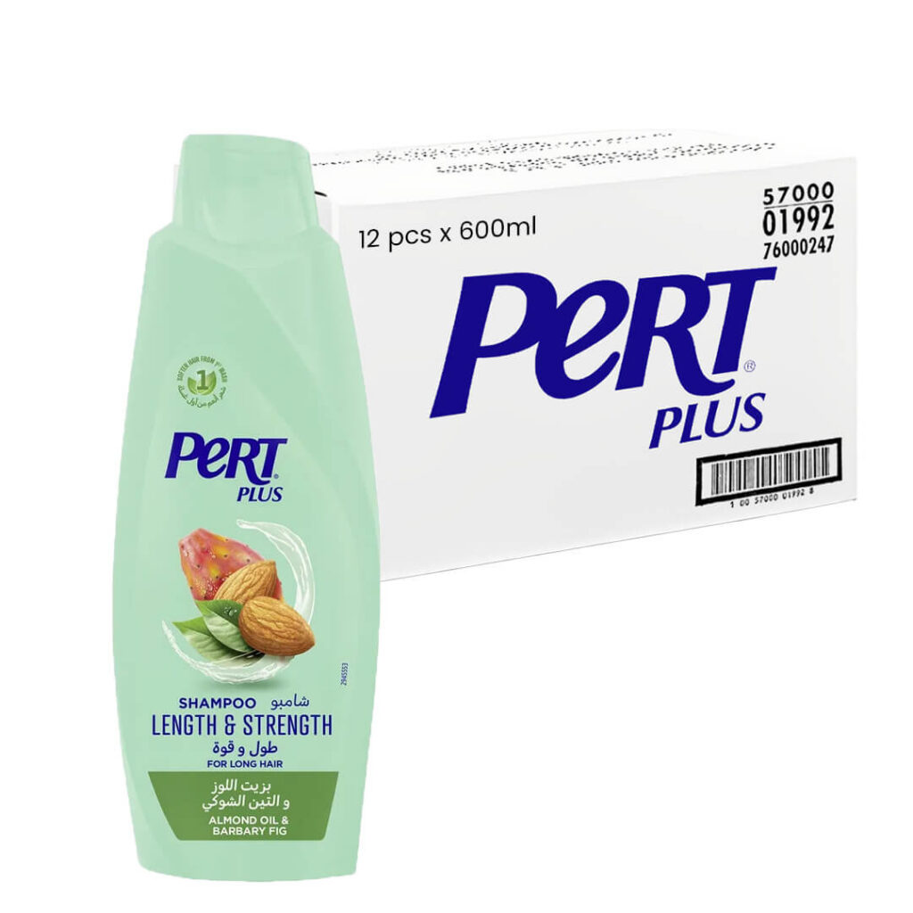 Pert Plus Length & Strength Shampoo with Almond Oil & Barbary Fig 600ml